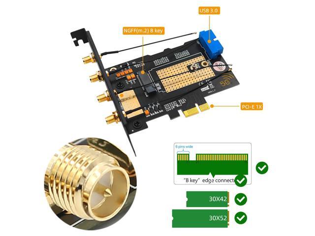 New version M.2 B key USB3.0 & PCIe dual bus interface 5G WWAN card ...