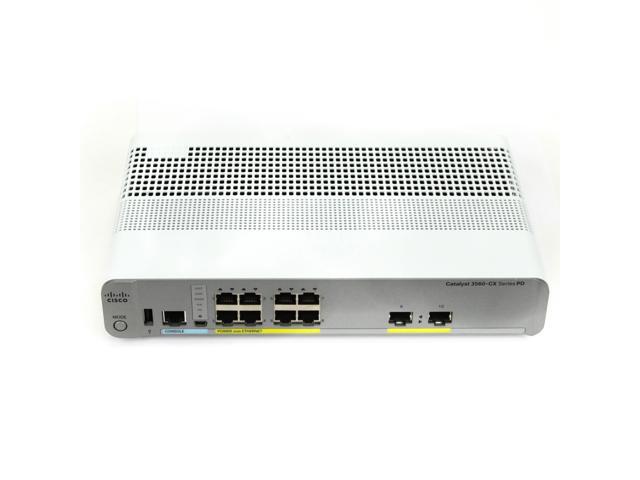 CISCO Catalyst 3560-CX WS-C3560CX-8PT-S PD PSE Switch 8 GE PoE+ ...