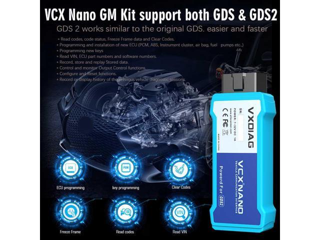 VXDIAG VCX Nano GDS2 and Tech2Win Diagnostic Programming System for GM ...