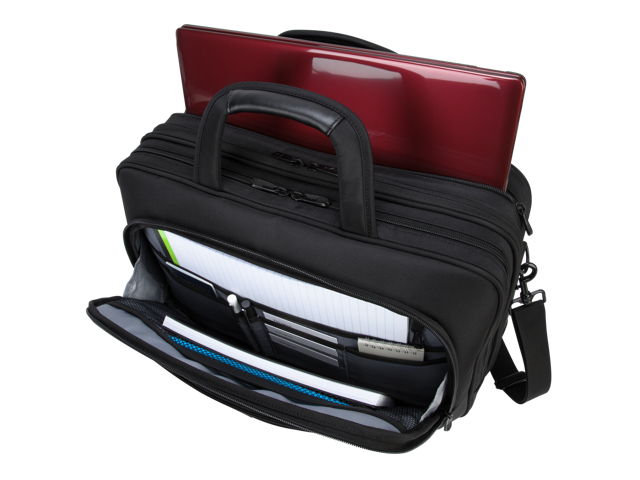 Targus 17" Blacktop Deluxe Checkpoint-Friendly Briefcase with DOME ...