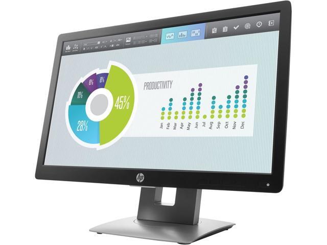 HP EliteDisplay E202 20" HD+ 1600 x 900 HDMI DisplayPort VGA USB 2.0 ...