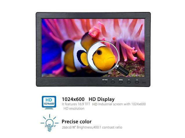 10.1 inch Monitor HD 1024*600 with Video Audio VGA AV BNC USB HDMI 10 ...