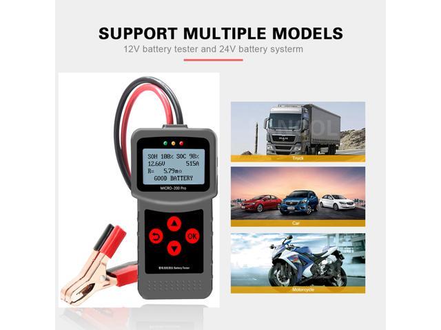 Original LANCOL Micro-200 Pro 12V 24V Car Battery Tester IEC SAE CCA EN ...