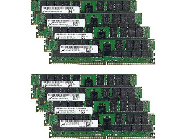 Micron Memory Bundle with 512GB (8 x 64GB) DDR4 PC4-23466 2933MHz ...