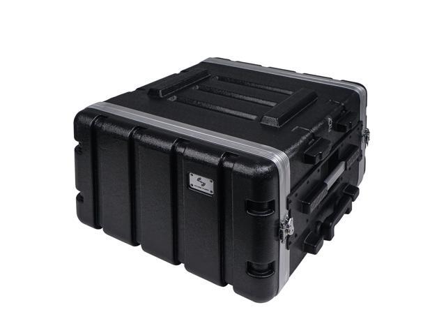 Sound Town Lightweight 6U PA DJ Rack/Road Case with 5U Rack Space, ABS ...