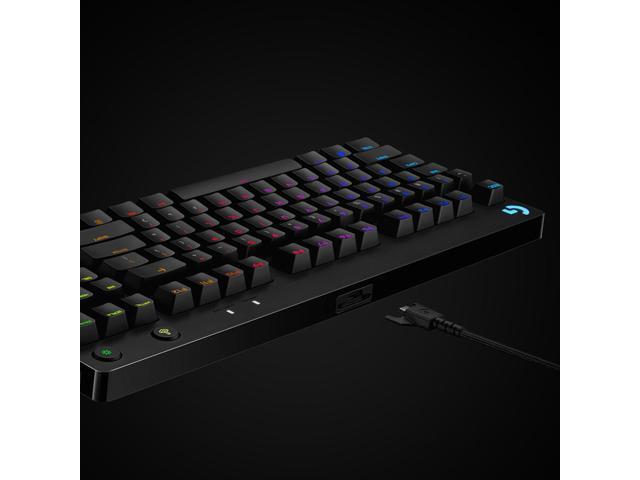 Logitech - G Pro TKL Wired Mechanical GX Blue Clicky Switch Gaming ...