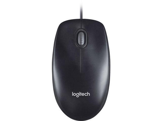Logitech - M100 Wired Optical Ambidextrous Mouse with 1000 DPI Optical ...