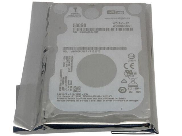 WD WD5000LUCT 500GB 5400RPM 16MB Cache (7mm) SATA 3Gb/s 2.5" Notebook ...