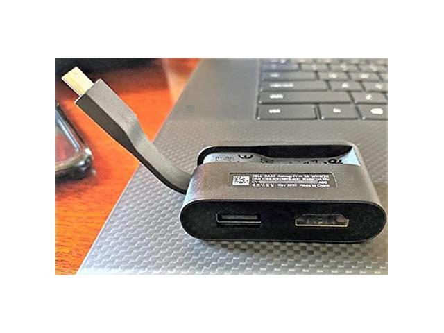 Dell Da20 Usb Type-C To Hdmi Usb Type-A 4K 60Hz For Xps 15 9500 9510 ...