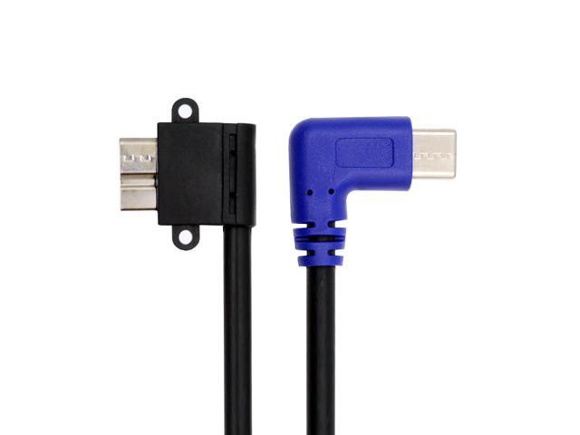 Xiwai Angled USB-C Type-C Host to Micro USB3.0 90 Degree Right Angled for Industrial Camera ...
