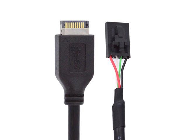 Xiwai USB 3.1 Front Panel Header Male Type-E Host to USB 2.0 ...