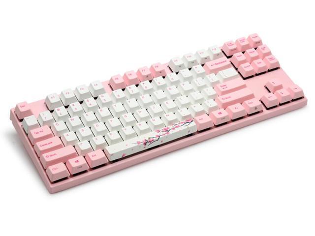 Varmilo VA87M Sakura TKL Gaming Mechanical Keyboard Cherry MX Silent ...