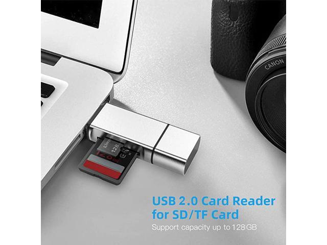 SD Card Reader 3in1 to SD Card Converter OTG Adapter 20 Memory Card ...