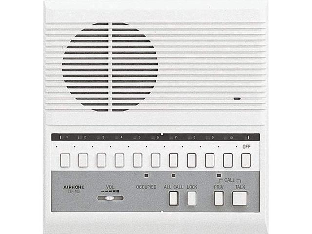 LEF-10S Open Voice Selective Call Master Intercom with All-Call ...