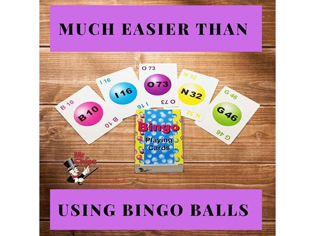 Professional Plastic Coated Bingo Playing Cards 75 Deck of Cards ...