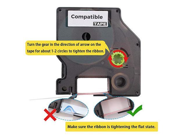 Compatible Label Tape Replacement for DYMO 45800 34 for LabelManager ...