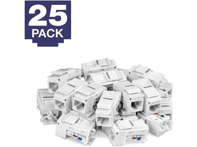 TRENDnet TC-K25C6 Cat6 Keystone Jack - 25-Pack - Newegg.com