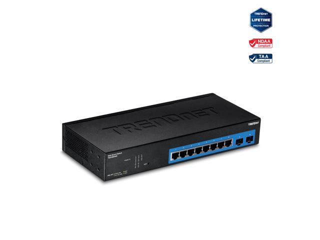 TRENDnet 10-Port Gigabit Web Smart Switch, 20 Gbps Switching Capacity ...
