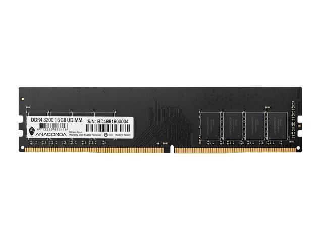 ANACOMDA Standard UDIMM DDR4 288-Pin PC RAM Memory 3200MHz(PC4 25600 ...