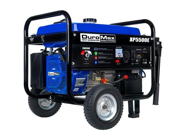 DuroMax XP5500E 5,500 Watt 7.5 HP Portable Electric Start Gas Generator ...