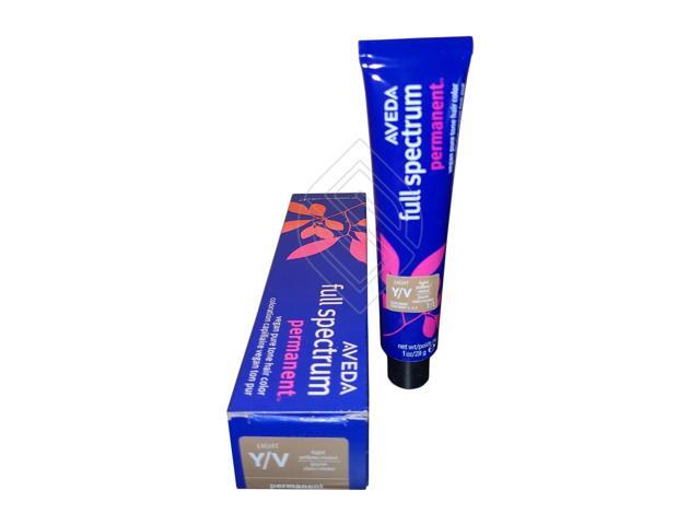 Aveda Full Spectrum Permanent Hair Color Light Y/V Yellow/Violet Pure ...