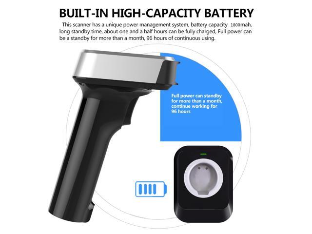 Symcode MJ1900 Bluetooth 2.4Ghz Wireless 2D Barcode Scanner Screen ...