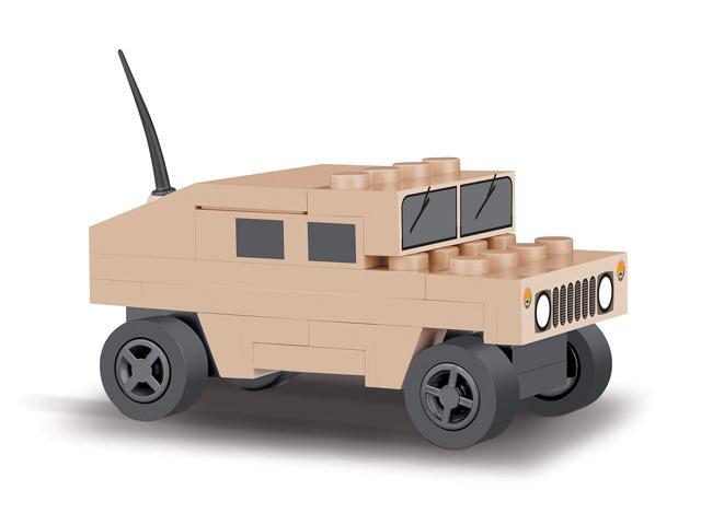 COBI Small Army Nano Series AAT Desert Humvee Military Building Block ...