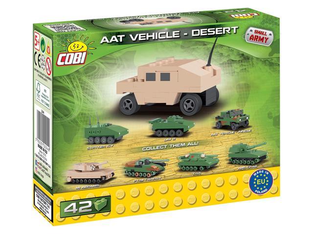 COBI Small Army Nano Series AAT Desert Humvee Military Building Block ...