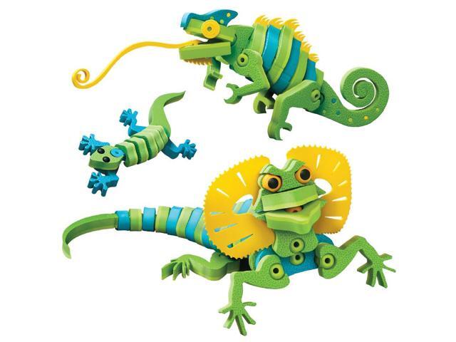 Bloco Toys Lizards & Chameleons - Educational STEM Toy - Gecko And ...