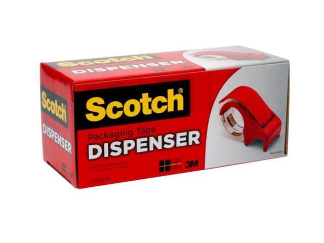 3M DP300RD Handheld Packaging Tape Dispenser 3 core Heavy Duty Plastic ...