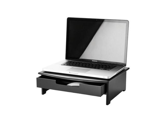 Rolodex Monitor Stand Wood 15"x13-1/4"x4-3/4" Black 82430 - Newegg.com