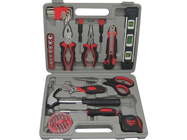 Genuine Joe Tool Kit 42PC w/Case 8"x7"x7" Gray 11963 - Newegg.com