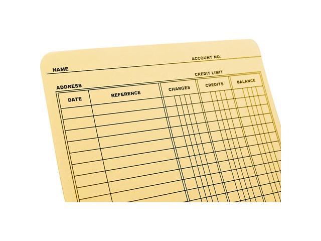 Wilson Jones Folders For Use In Plastic Ledger 9-1/2"x6" 100/BX Manila ...