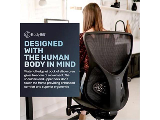 Aircelli by BodyBilt® Ergonomic Mesh Back Home or Office Chair ...