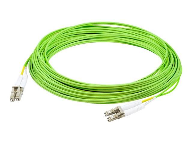 AddOn 2m LC M/M Lime Green OM5 Duplex Fiber OFNR Cable ADDLCLC2M5OM5 ...