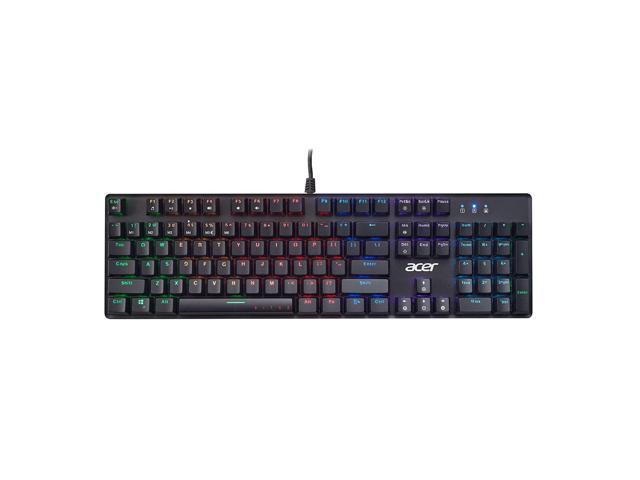 Acer Nitro Gen 2 Wired Gaming Keyboard - RGB Illuminated Keyboard GP ...