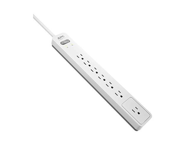 APC 7-Outlet Surge Protector Power Strip, 1440 Joules, SurgeArrest ...