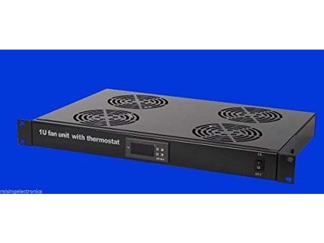 rising rack mount digital server fan cooling system with 4 fans 1u ...