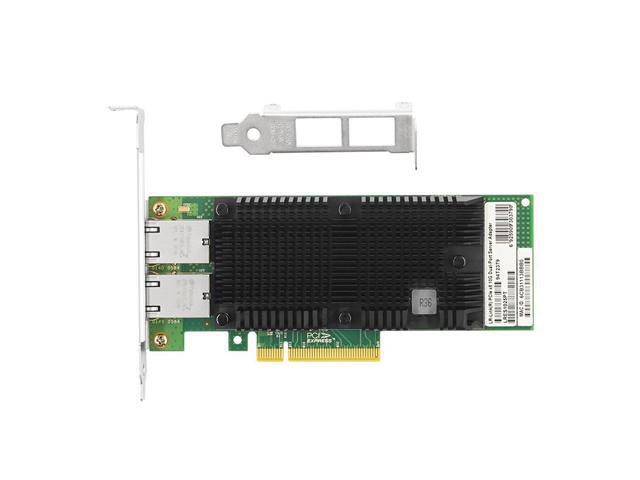 10Gb PCI-E NIC Network Card for Intel X550-T2, Dual RJ45 Port, with ...