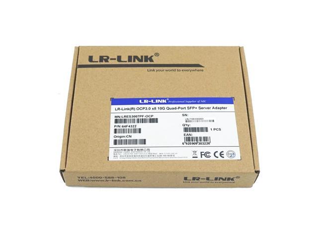LR-LINK OCP3.0 10GB network card NIC Compatible for Intel XL710-BM1, Four SFP+ Port Ethernet ...