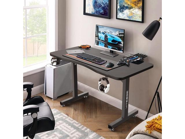BOSSIN Gaming Desk 40 inch,PC Gaming Table,T-Shaped Gaming Computer ...