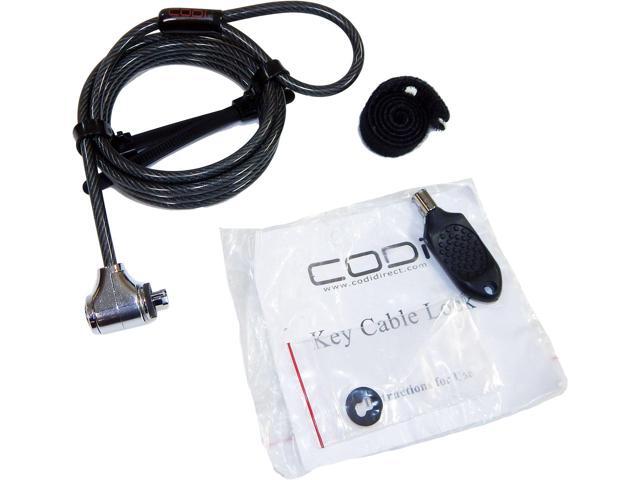 Codi Key Cable Lock w/ Two Keys A02001 - Newegg.com