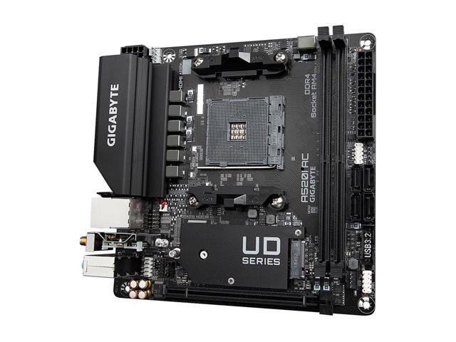 Refurbished: GIGABYTE A520I AC mITX AM4 Direct 6 Phases Digital PWM ...