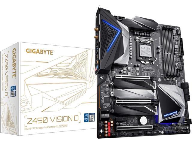 Refurbished: GIGABYTE Z490 VISION D LGA 1200 Intel Z490 ATX Motherboard ...