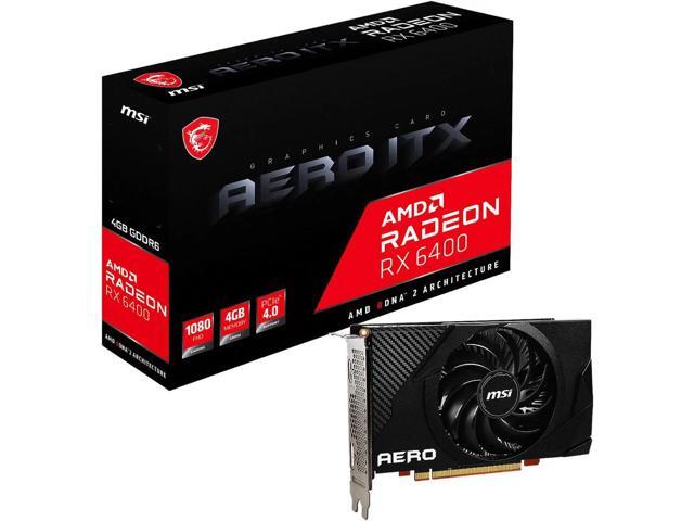 Refurbished: MSI Radeon RX 6400 4GB GDDR6 PCI Express 4.0 Graphics Card ...