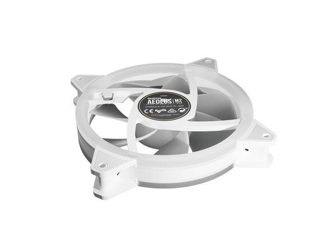 GAMDIAS AEOLUS M2-1204R 120MM RGB Fans WHITE, 4 in 1 Fan Pack with ...