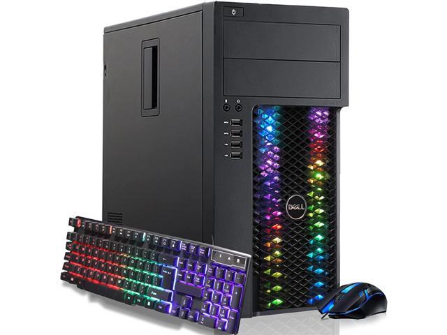 Refurbished: Dell RGB Gaming Desktop PC, Intel Quad I5 up to 3.6GHz ...