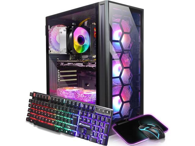 STGAubron Gaming Desktop PC, AMD Ryzen 5 PRO 2400G up to 3.9G, 16G DDR4 ...