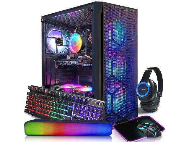 STGAubron Gaming PC Diamond Black,Intel Core i7 up to 3.8G,16G,1TB SSD ...