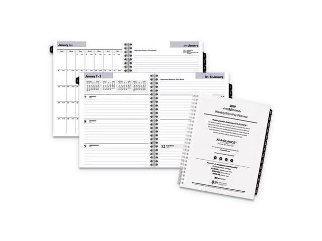 AT-A-GLANCE G545-50 Executive Weekly/Monthly Refill, 6 7/8 X 8 3/4 ...